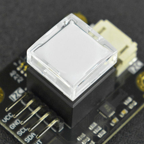 Gravity: I2C RGB LED Colourful Button Module - The Pi Hut