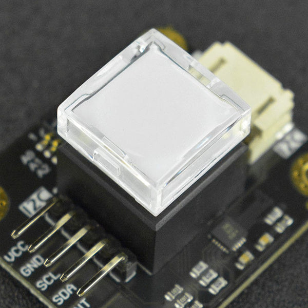 Gravity: I2C RGB LED Colourful Button Module - The Pi Hut