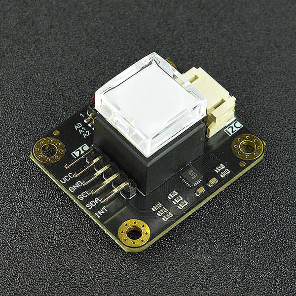 Gravity: I2C RGB LED Colourful Button Module - The Pi Hut