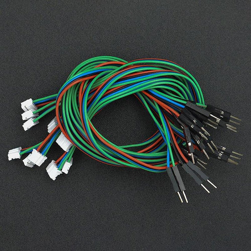 Gravity: I2C/UART 4-pin PH2.0 to Male Jumper Cables (10-pack) | The Pi Hut