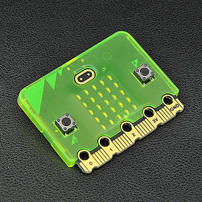 Green Frosted Case for micro:bit V2 [Discontinued] - The Pi Hut