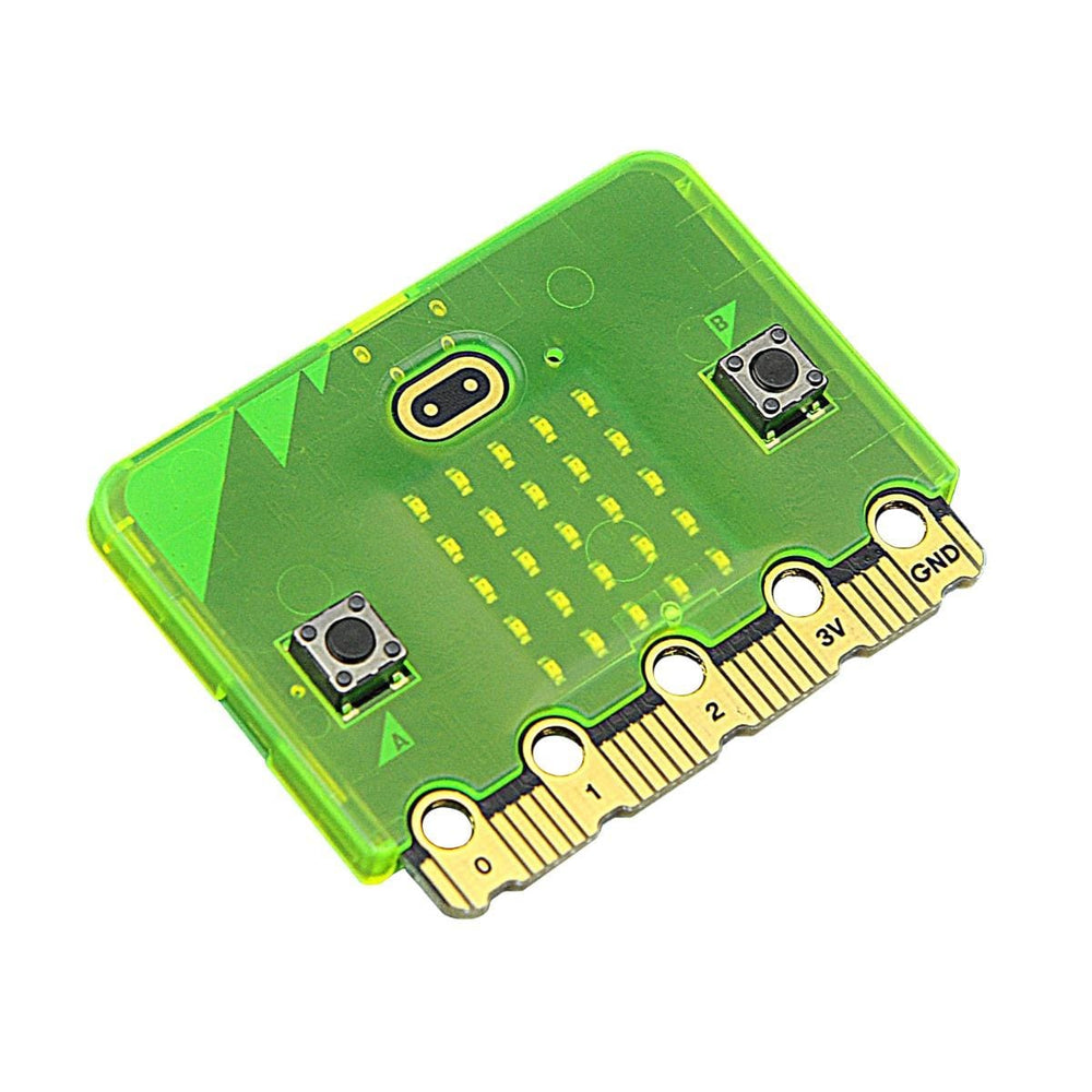 Green Frosted Case for micro:bit V2 [Discontinued] | The Pi Hut