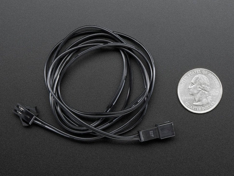 In-line power cable 1 meter long extension cord (for EL wire) - The Pi Hut