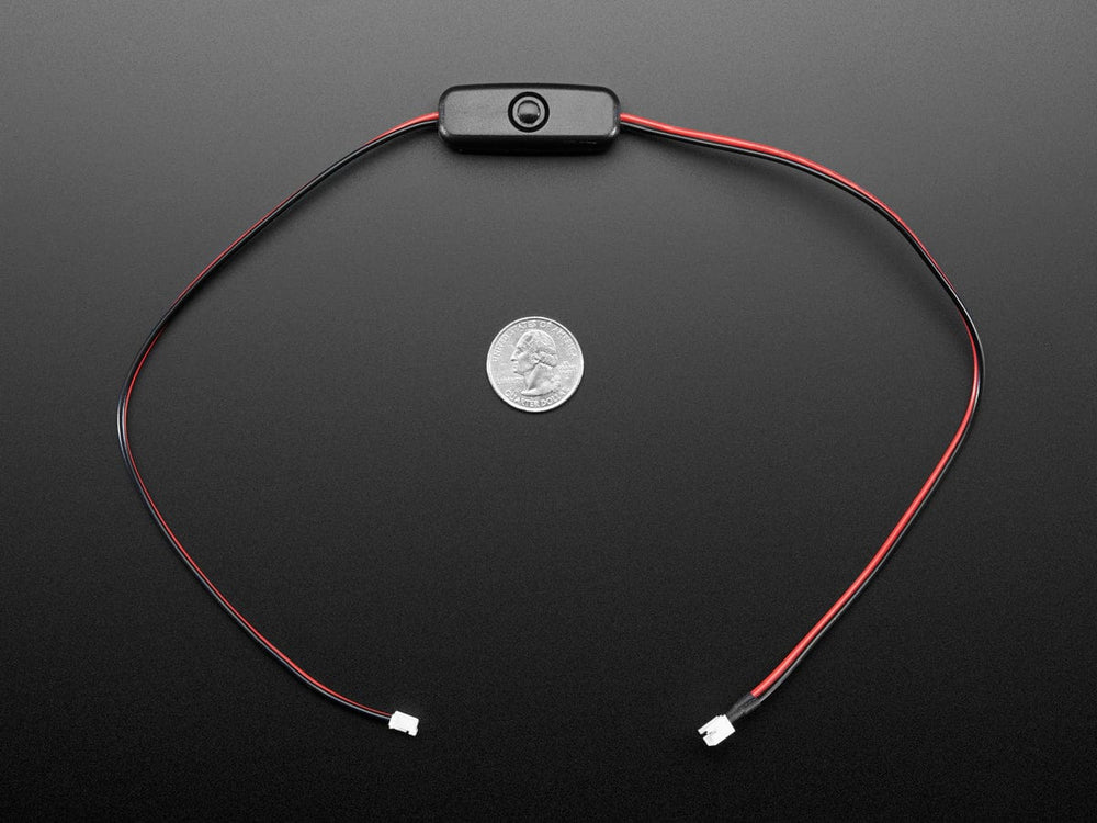 JST 2-pin Extension Cable with On/Off Switch - JST PH2 - The Pi Hut