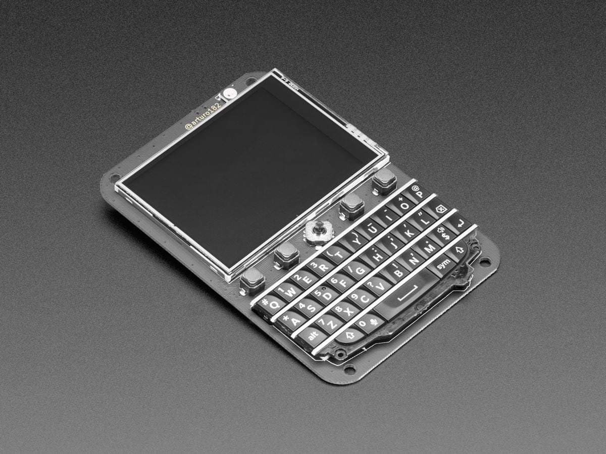 Keyboard FeatherWing - QWERTY Keyboard + 2.6" LCD [Discontinued] - The ...