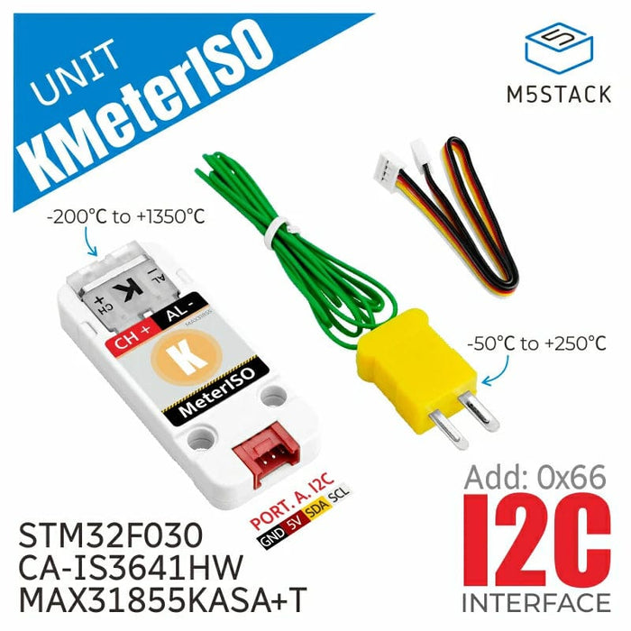 Kmeter Isolation Unit with Thermocouple Temperature Sensor (MAX31855 ...