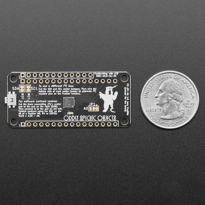 LCD FeatherWing from Oddly Specific Objects | The Pi Hut