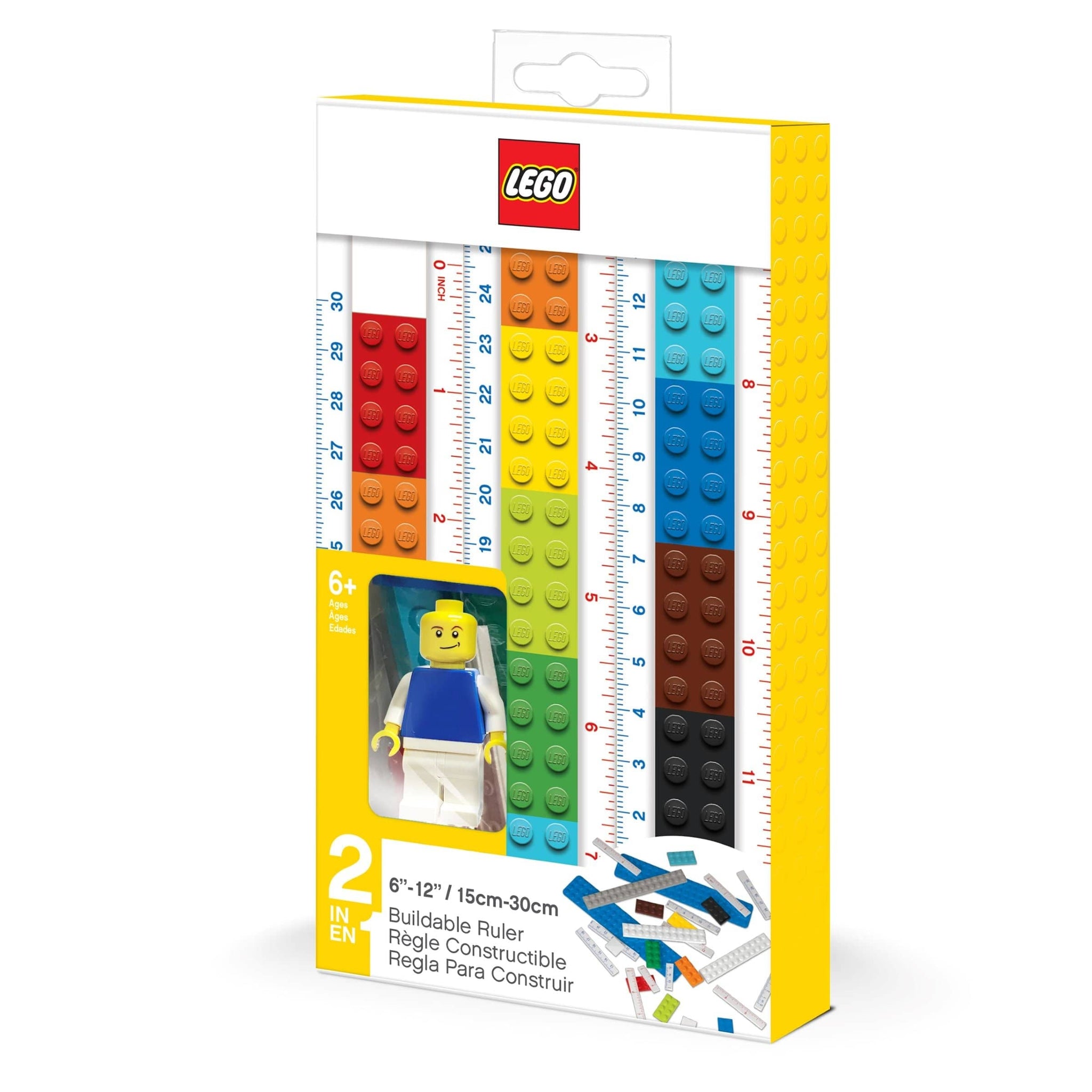 LEGO Convertible Ruler with Minifigure [Discontinued] | The Pi Hut