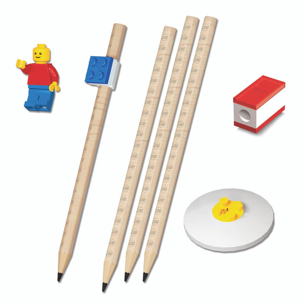 LEGO Stationery Set with Minifigure [Discontinued] - The Pi Hut