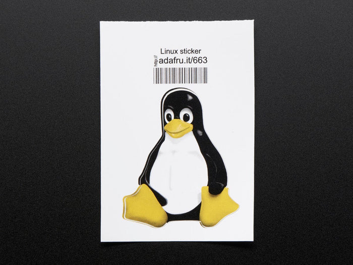 Linux "Tux" Penguin - Sticker [Discontinued] - The Pi Hut