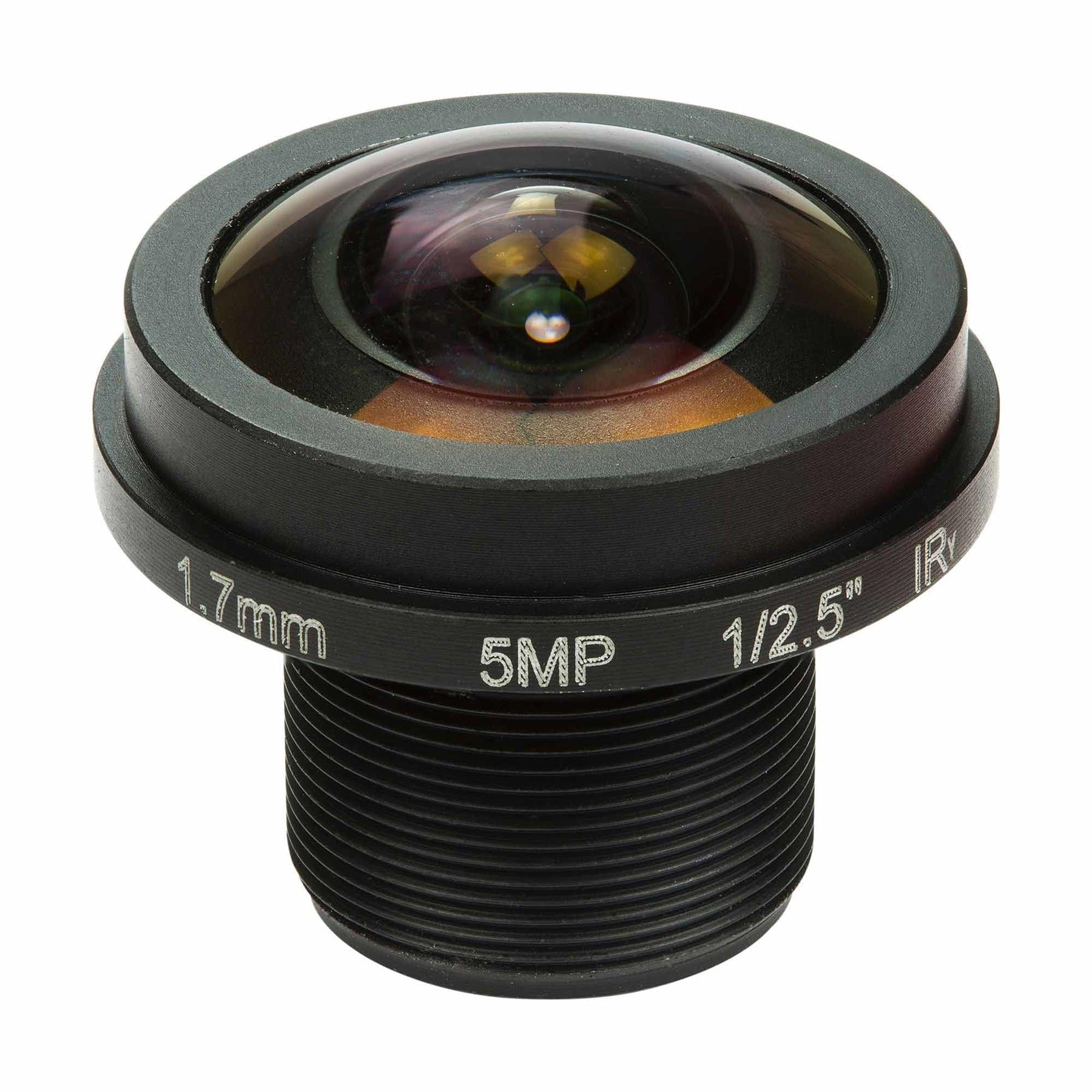 M12 Lens - 180-Degree Fisheye (1/2.5" Optical Format, 1.7mm Focal ...