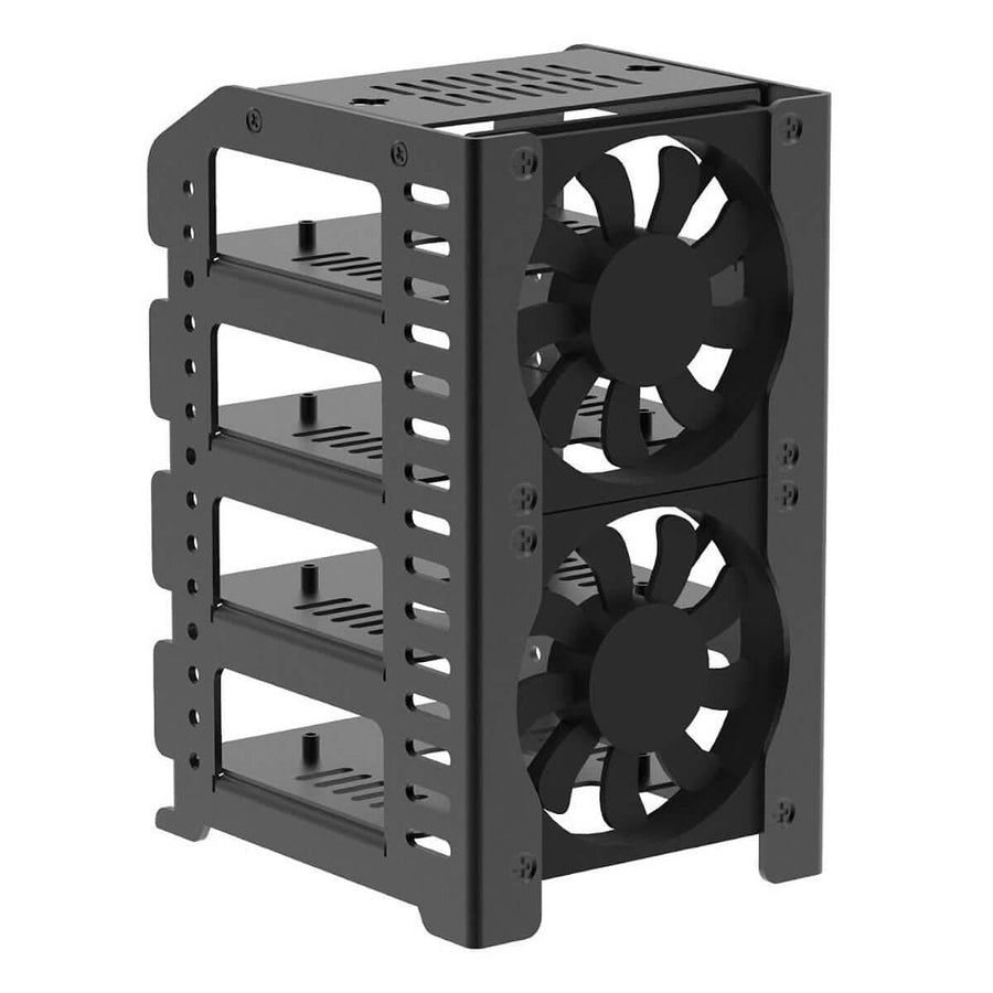 Metal Cluster Rack Case for Raspberry Pi [Discontinued] - The Pi Hut