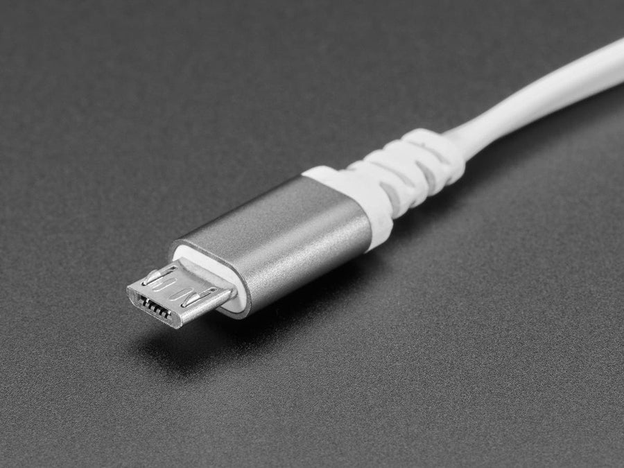 Micro B USB Cable with LCD Voltage / Current Display - The Pi Hut