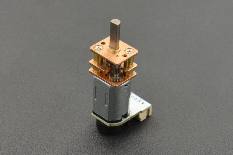 Micro Metal Geared Motor with Encoder - 6V 155RPM 100:1 - The Pi Hut