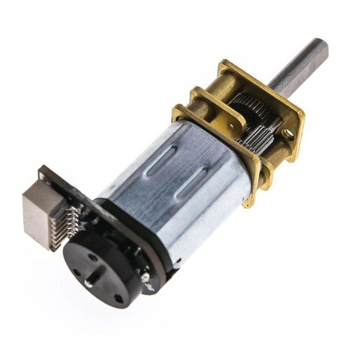 Micro Metal Gearmotor with Micro Metal Motor Encoder (MMME) - The Pi Hut