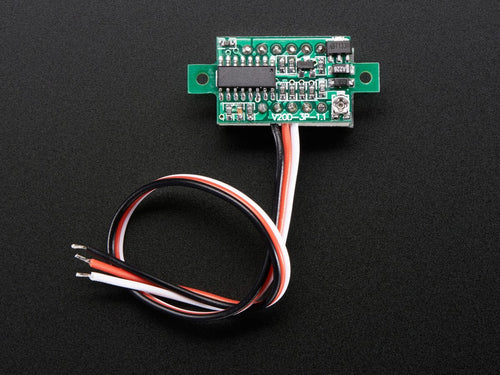 Mini 3 Wire Volt Meter 0 99 9vdc The Pi Hut