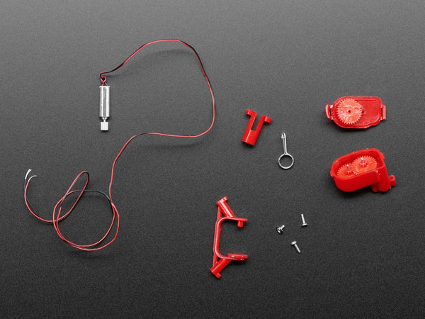 Mini Geared Pager Motor with Return Spring | The Pi Hut