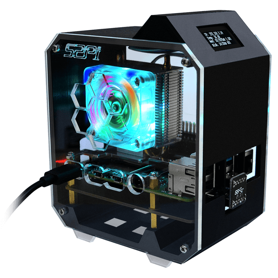 Mini Tower NAS Kit for Raspberry Pi 4 [Discontinued] - The Pi Hut