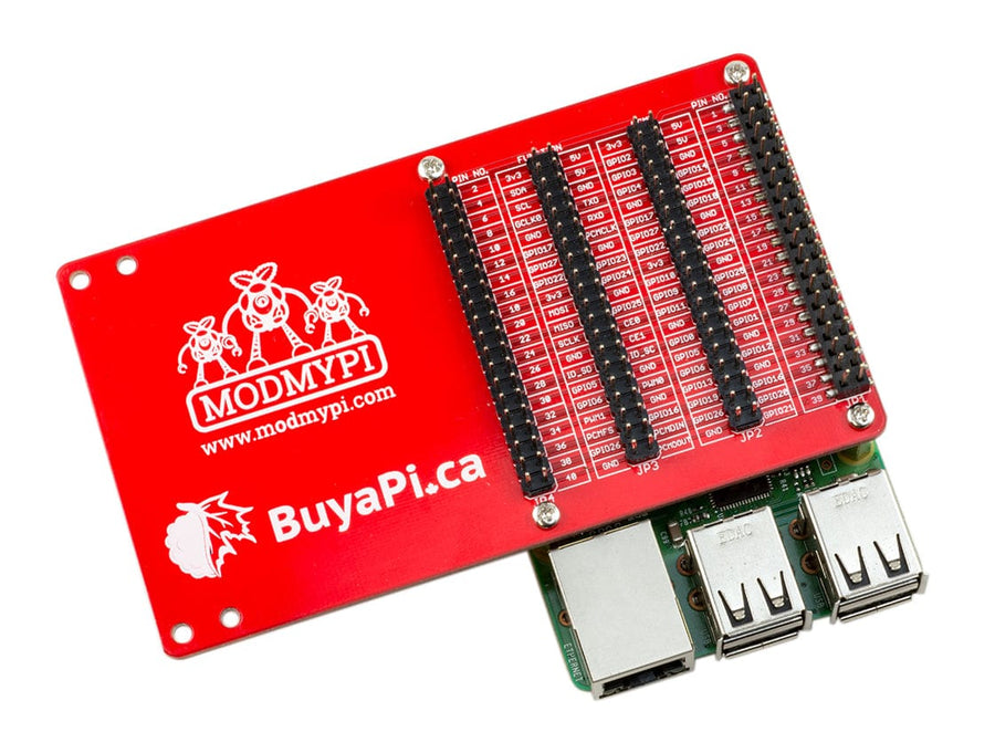 ModMyPi Triple GPIO Expansion Board w/ HAT Area [Discontinued] | The Pi Hut