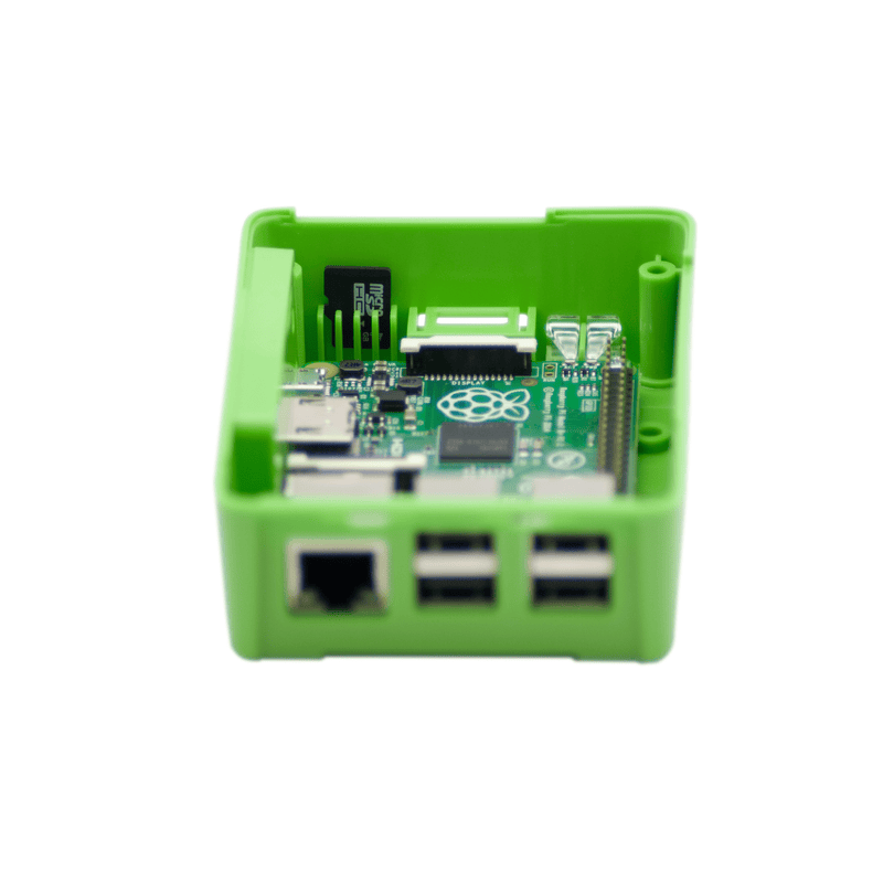 Modular Raspberry Pi 3 Case - Green [Discontinued] - The Pi Hut