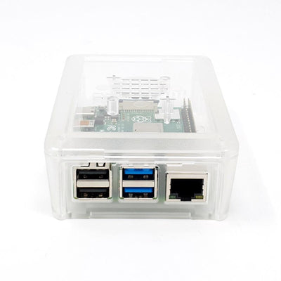 Modular Raspberry Pi 4 Case - Clear - The Pi Hut