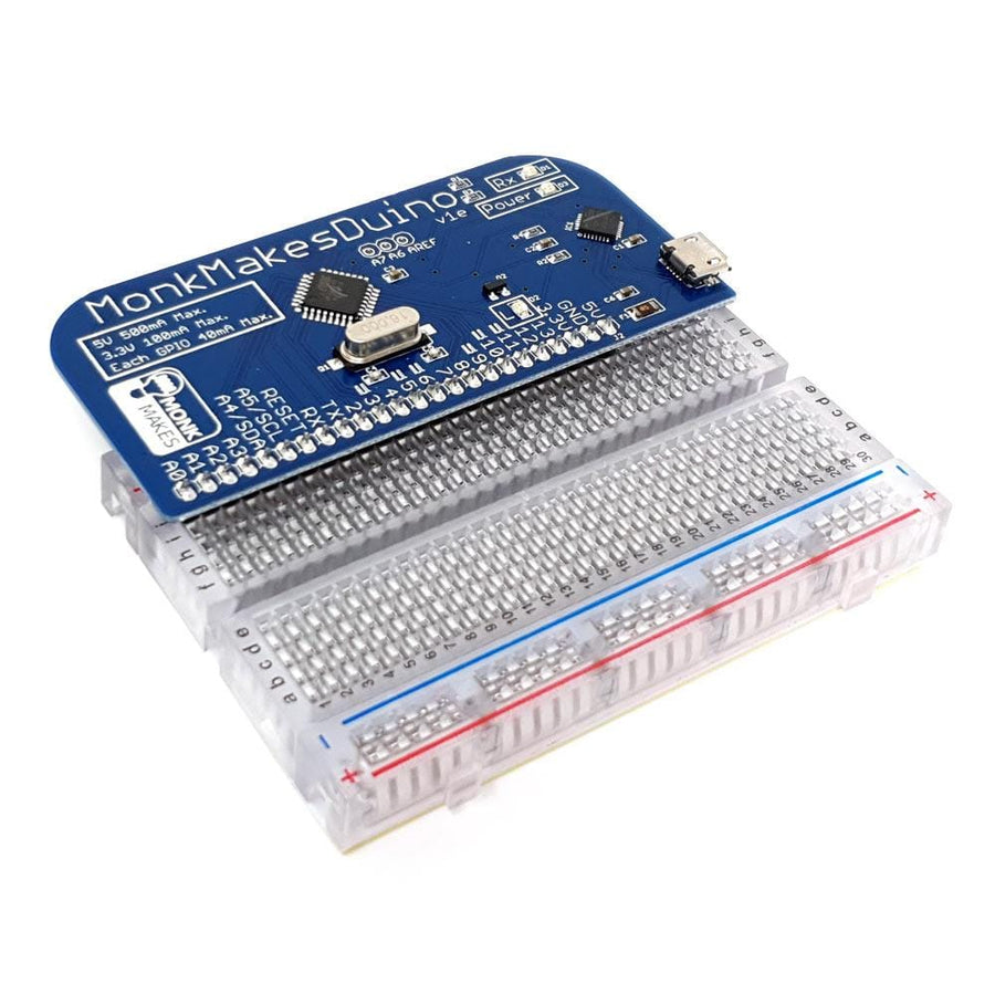 Monk Makes Duino - A Breadboard-Friendly Arduino Compatible - The Pi Hut