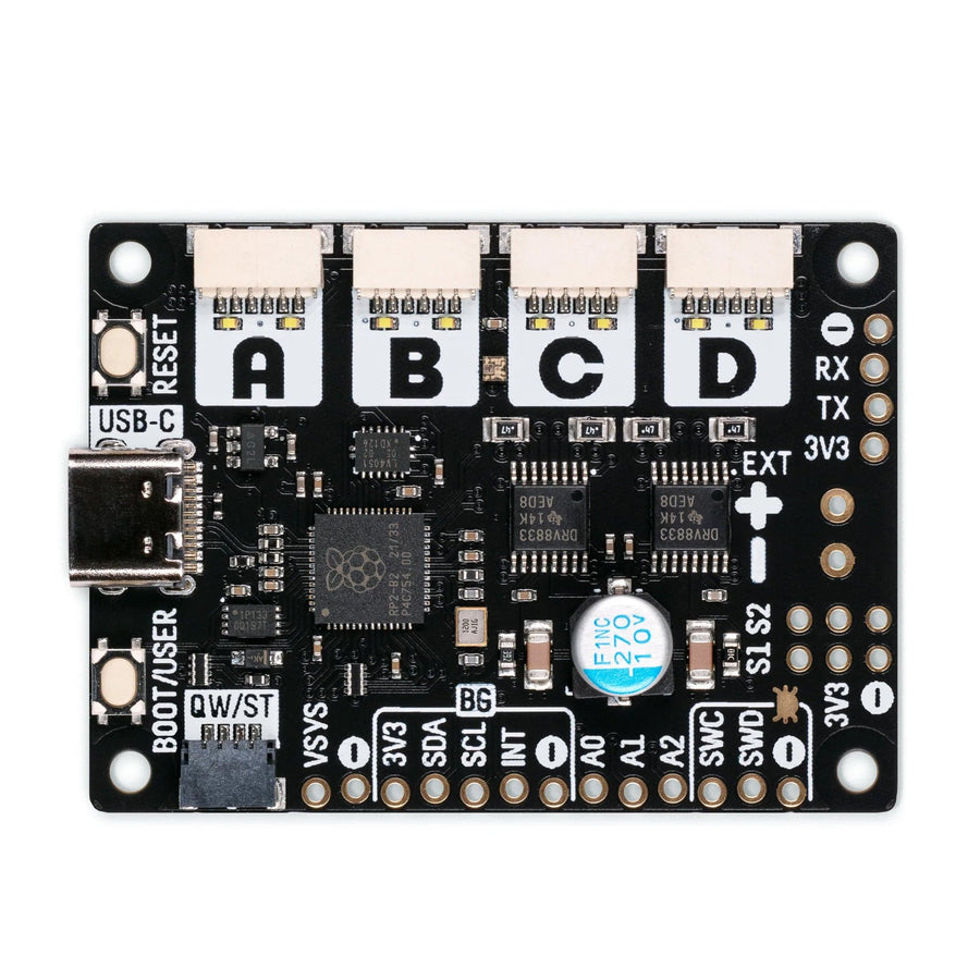 Motor 2040 - Quad Motor Controller - The Pi Hut