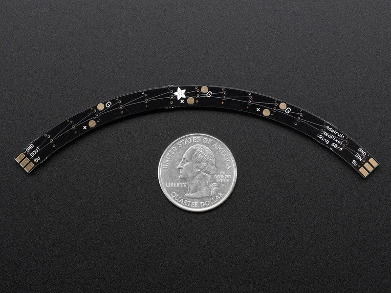 NeoPixel 1/4 60 Ring - 5050 RGBW LED w/ Integrated Drivers (Warm White ...