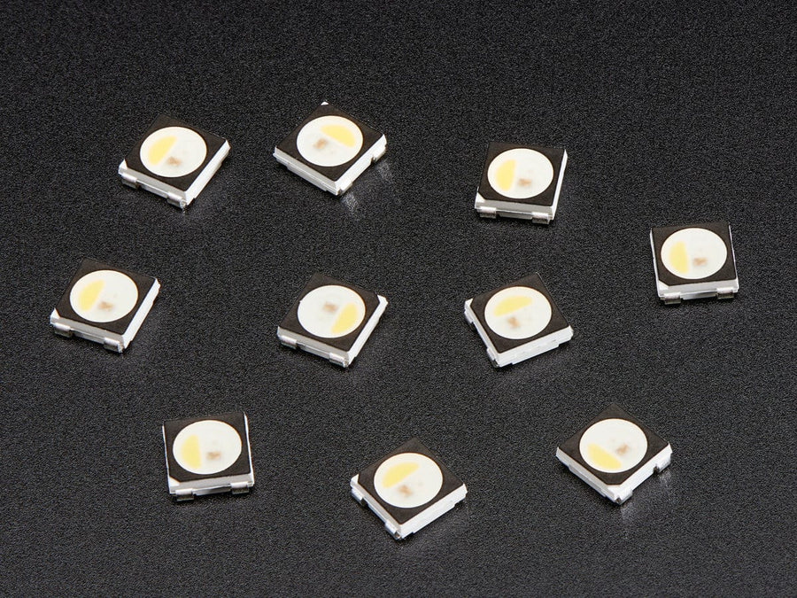 NeoPixel RGBW LEDs w/ Integrated Driver Chip - Warm White (~3000K ...