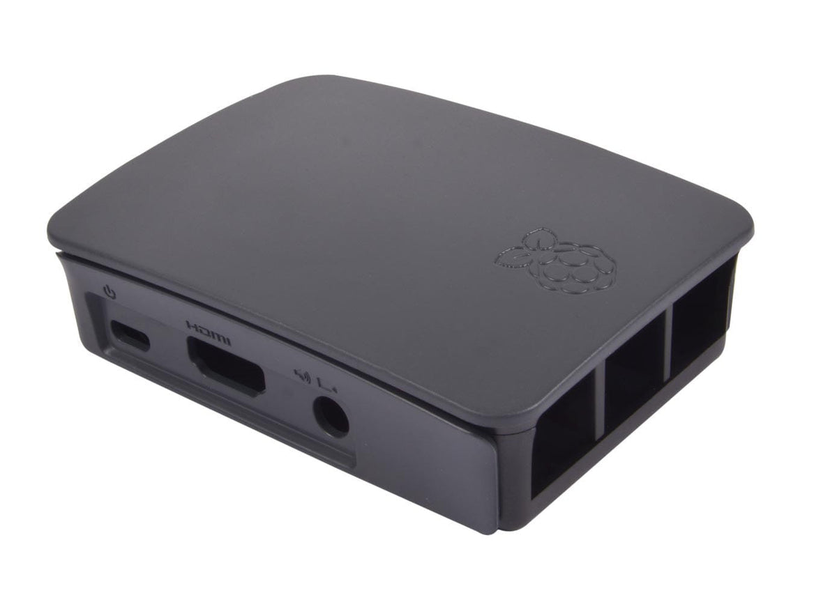 Raspberry Pi 3 Case - Black/Grey - The Pi Hut