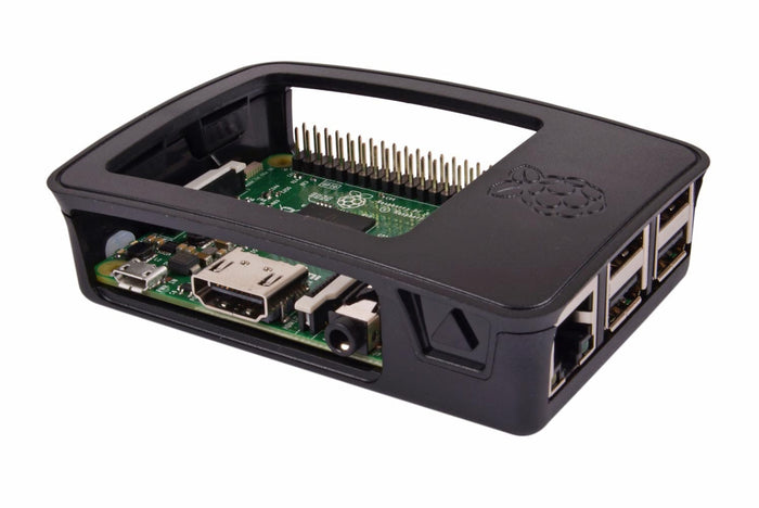 Official Raspberry Pi 3 Case - Black/Grey | The Pi Hut