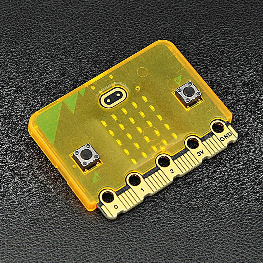 Orange Frosted Case for micro:bit V2 [Discontinued] - The Pi Hut