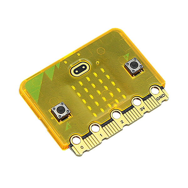 Orange Frosted Case for micro:bit V2 [Discontinued] - The Pi Hut