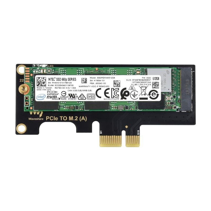 PCIe to M.2 Adapter (A) for Raspberry Pi CM4 IO Board - The Pi Hut