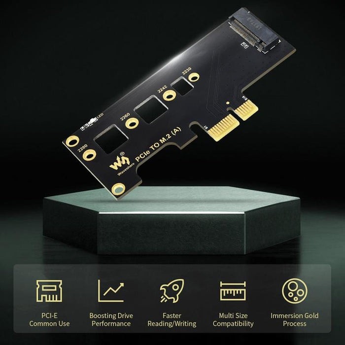 PCIe to M.2 Adapter (A) for Raspberry Pi CM4 IO Board - The Pi Hut