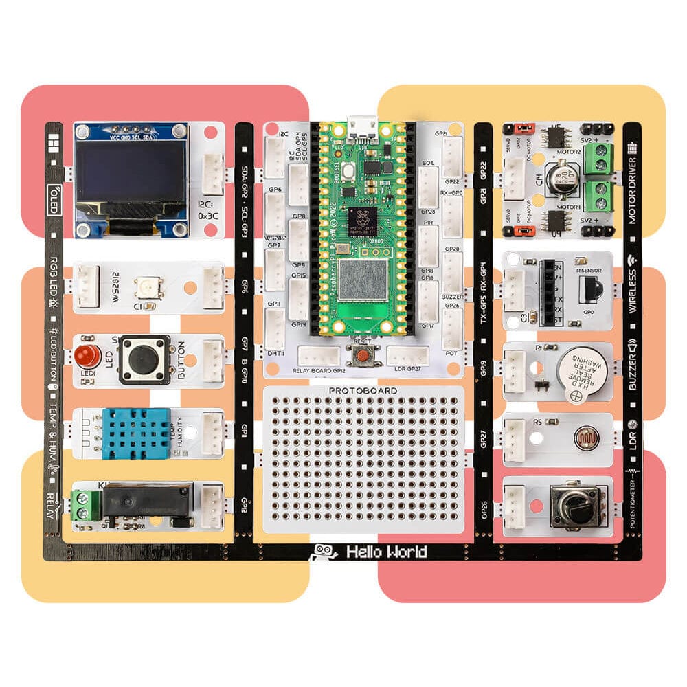 Pico Bricks Base Kit [Discontinued] - The Pi Hut