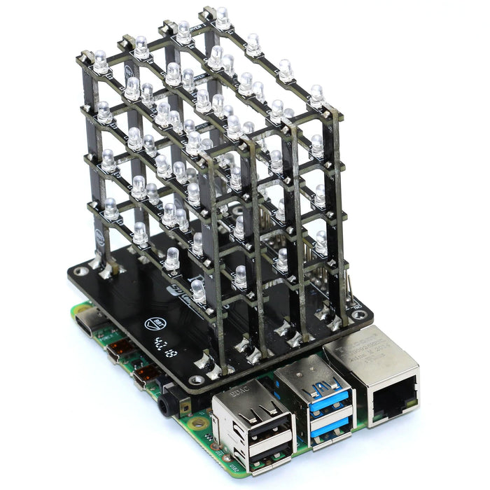 Picube 4x4x4 Led Cube Assembled The Pi Hut 