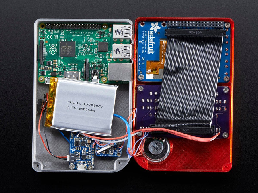 PiGRRL 2.0 Kit Pack - Build your own Pi Game Emulator! (CASE ...