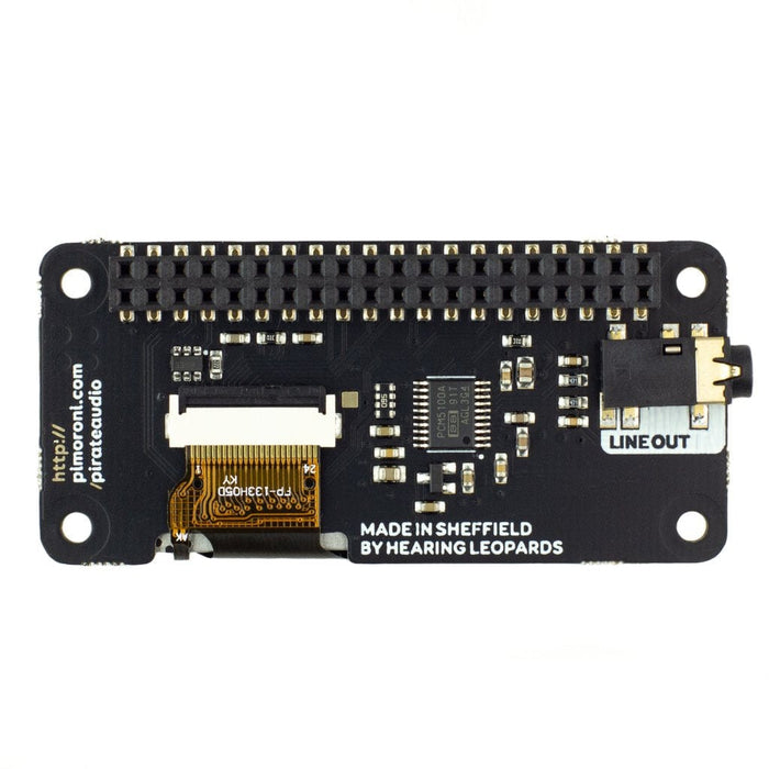 Pirate Audio: Line-out for Raspberry Pi [Discontinued] - The Pi Hut