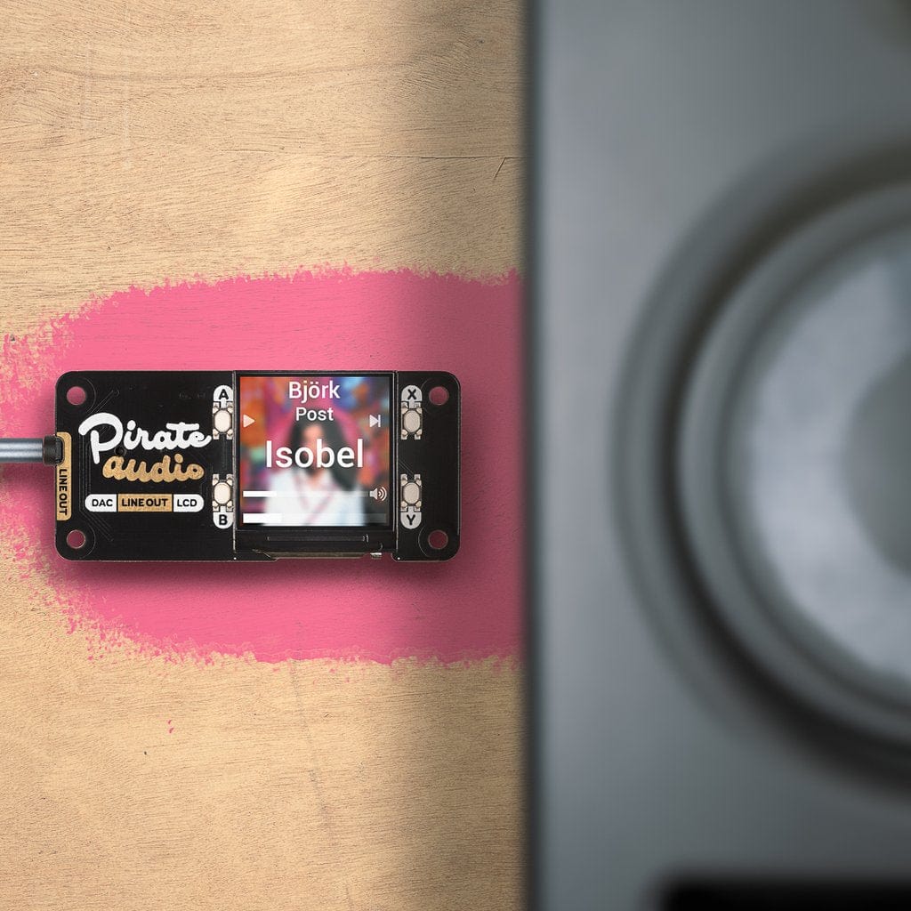 Pirate Audio: Line-out for Raspberry Pi [Discontinued] - The Pi Hut