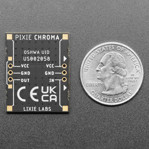 Pixie Chroma - Chainable 5x7 RGB LED Matrix Display - The Pi Hut