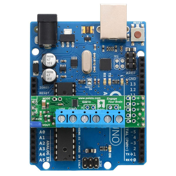 Pololu DRV8835 Dual Motor Driver Shield for Arduino | The Pi Hut