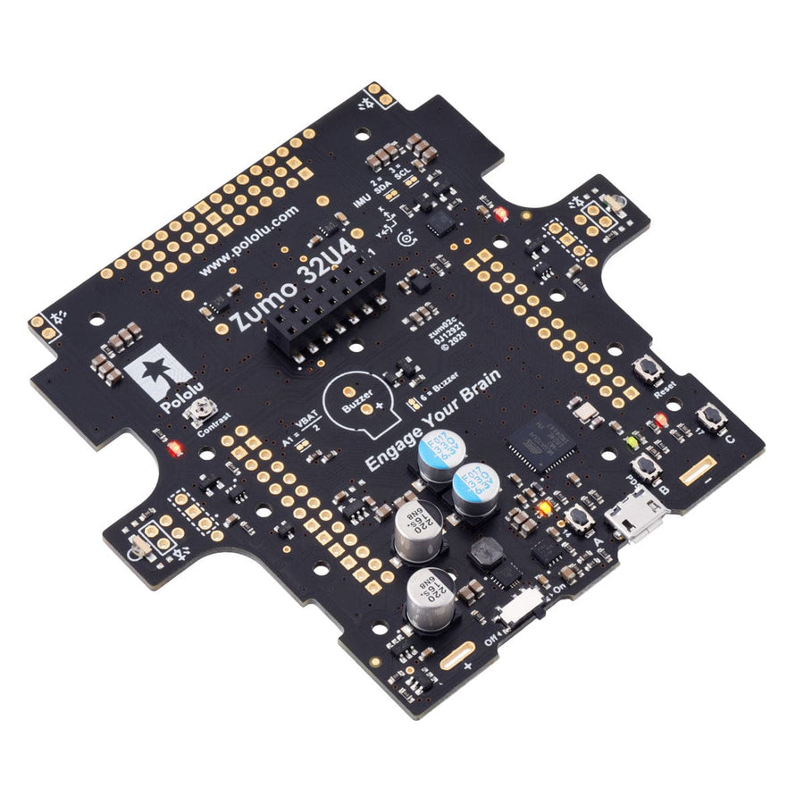 Pololu Zumo 32U4 Robot Kit (No Motors) [discontinued] | The Pi Hut