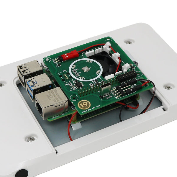 Power Button Case for Raspberry Pi 4 and Official 7" Touchscreen ...