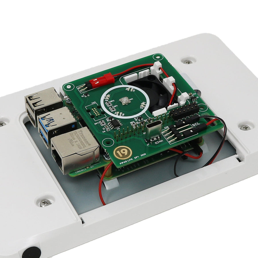 Power Button Case for Raspberry Pi 4 and Official 7" Touchscreen ...