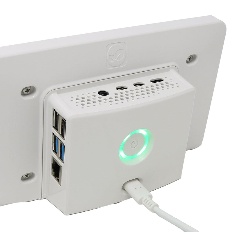 Power Button Case for Raspberry Pi 4 and Official 7" Touchscreen ...