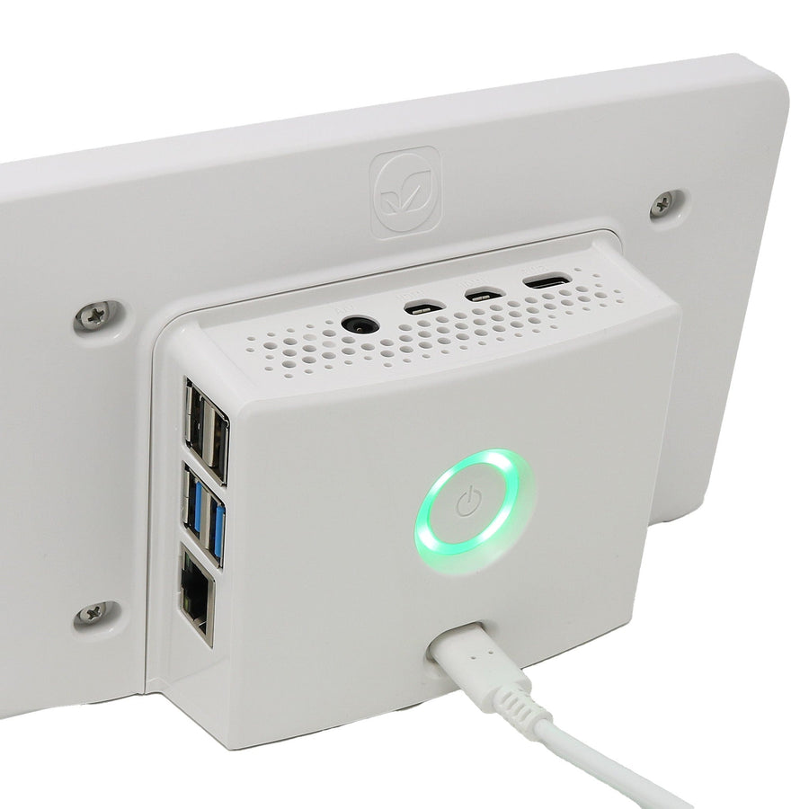 Power Button Case for Raspberry Pi 4 and Official 7" Touchscreen ...