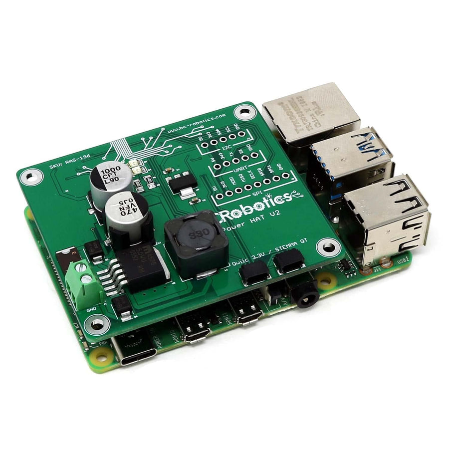 Power Hat V2 For Raspberry Pi The Pi Hut