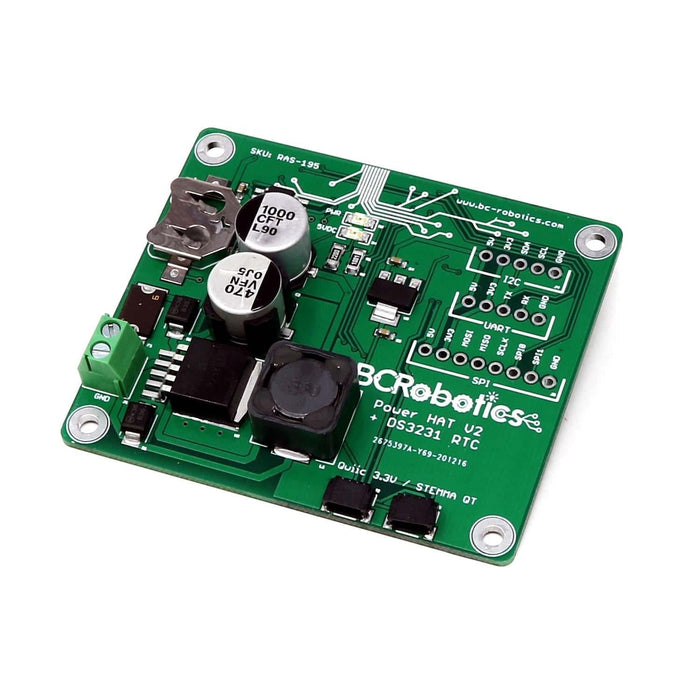 Power + RTC HAT for Raspberry Pi - The Pi Hut