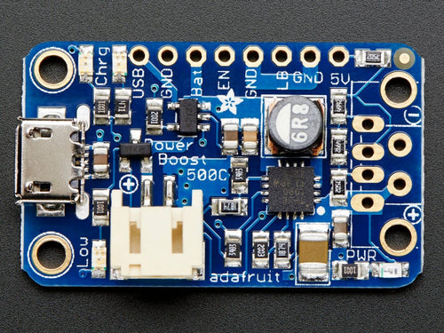 PowerBoost 500 Charger - Rechargeable 5V Lipo USB Boost @ 500mA+ | The ...